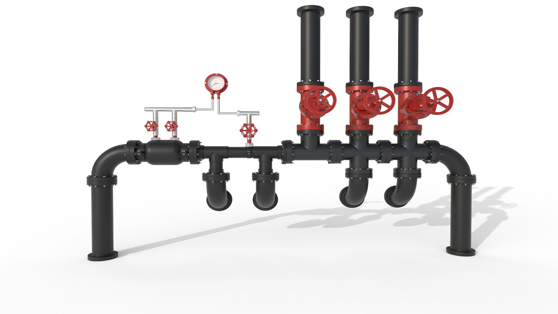 3D Industrial Pipes Collection - TurboSquid 1800097