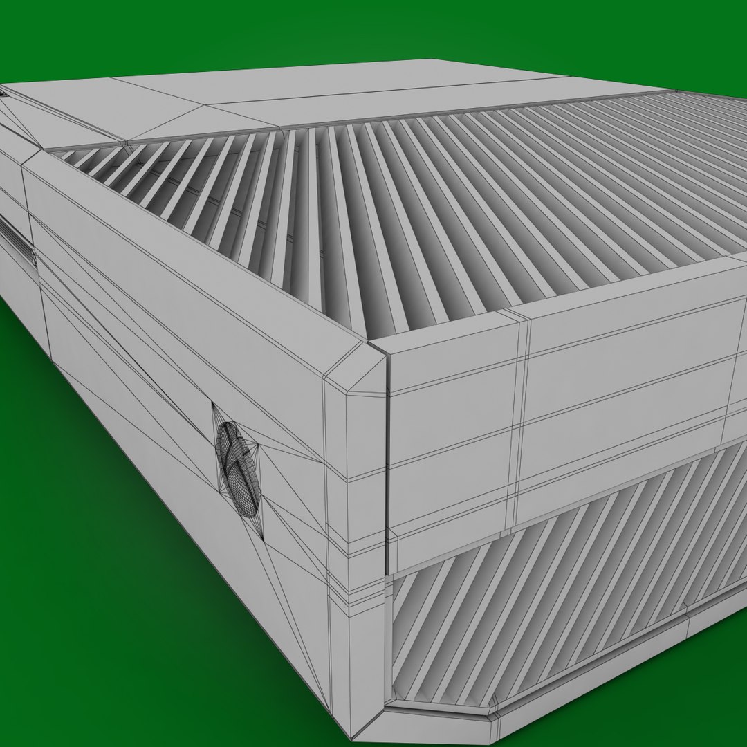 3d Microsoft Xbox Model