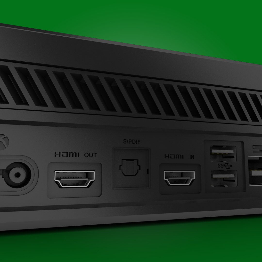 3d Microsoft Xbox Model