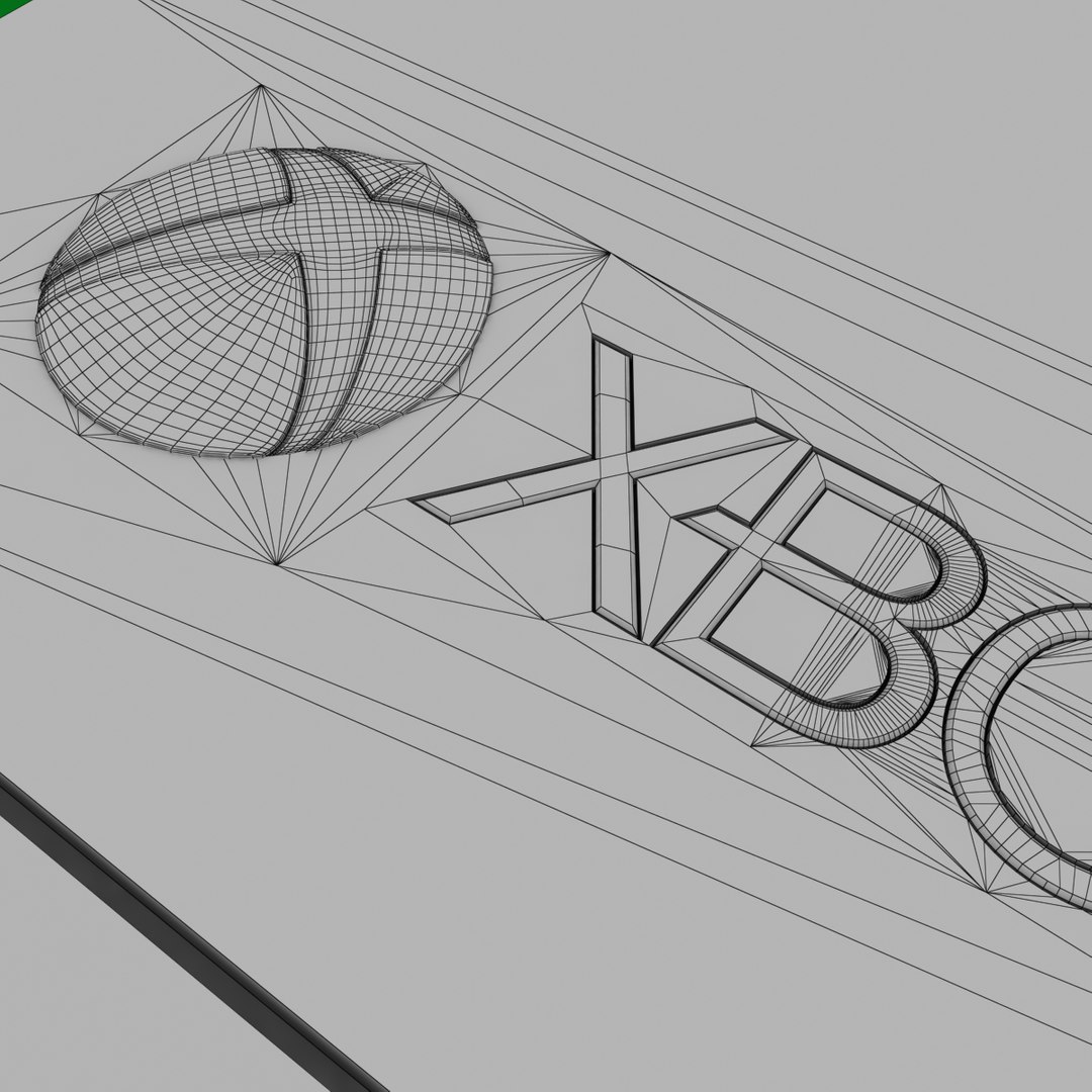3d Microsoft Xbox Model