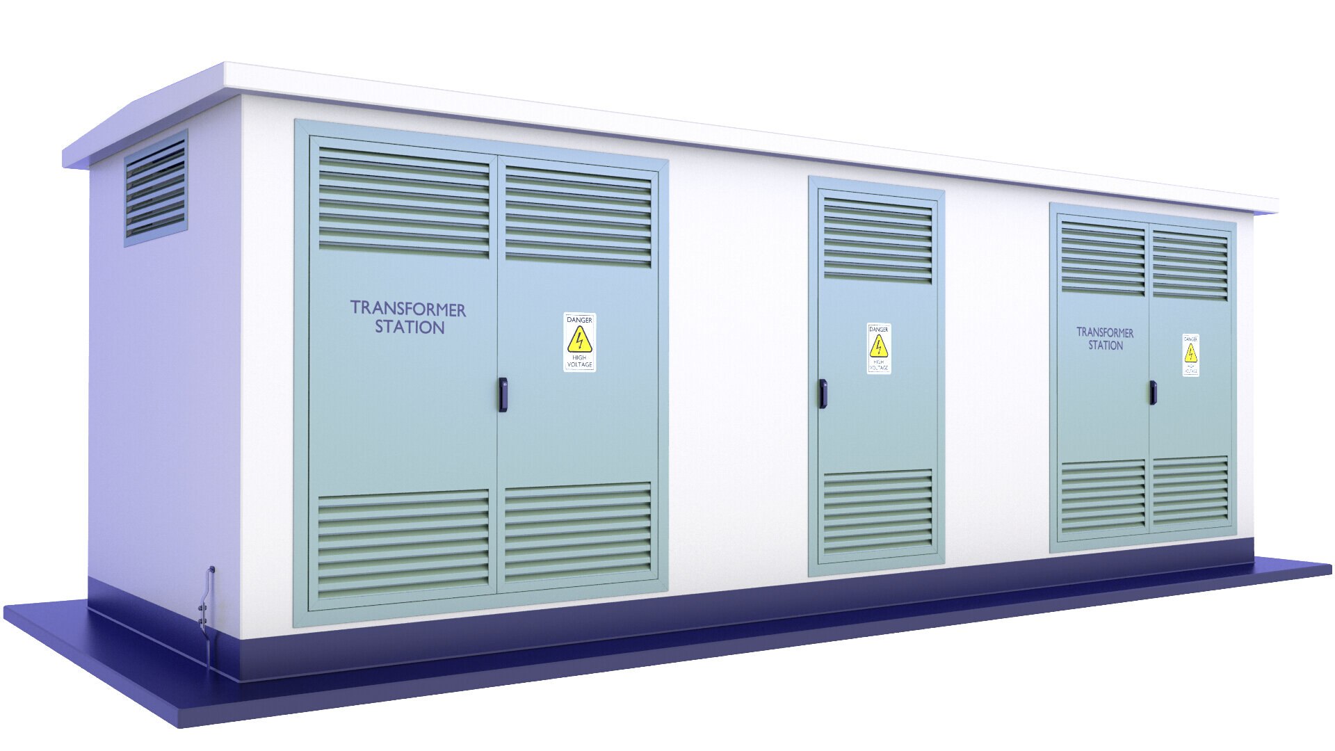 HV Container Transformer Station 17 Model - TurboSquid 2392908