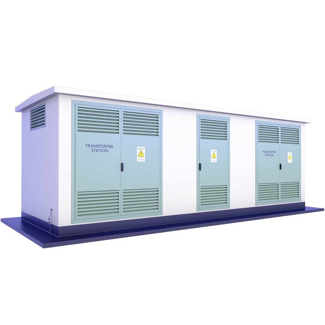 HV Container Transformer Station 17 Model - TurboSquid 2392908