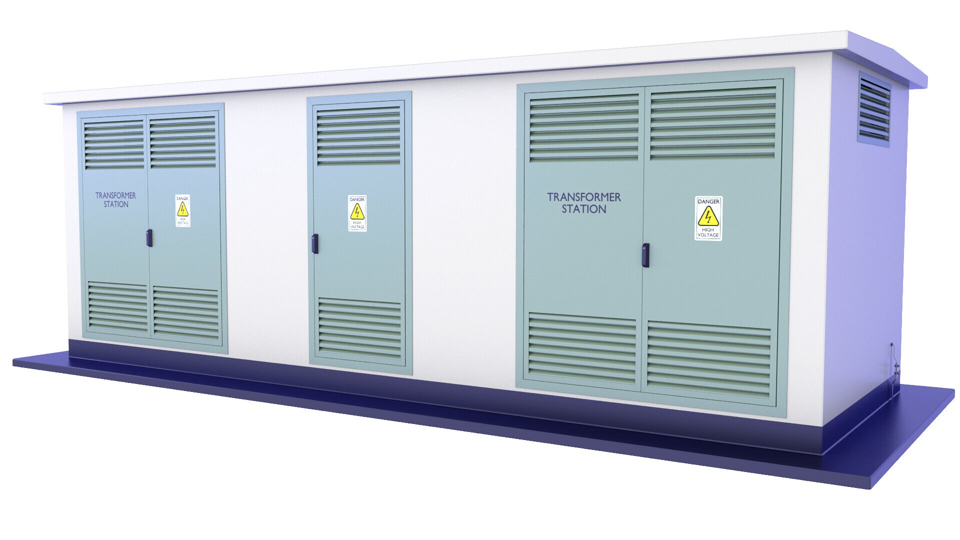 HV Container Transformer Station 17 Model - TurboSquid 2392908