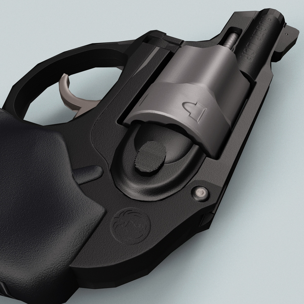 3d revolver ruger lcr model