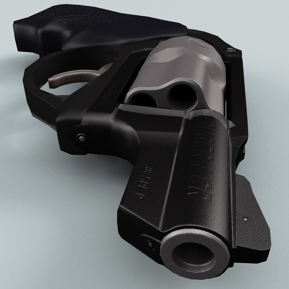 3d revolver ruger lcr model