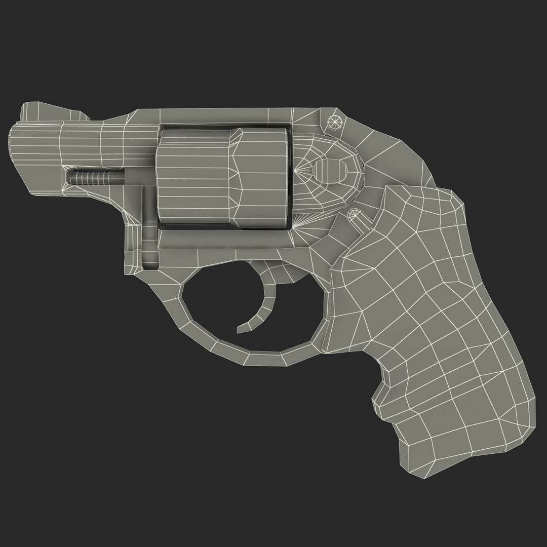 3d revolver ruger lcr model