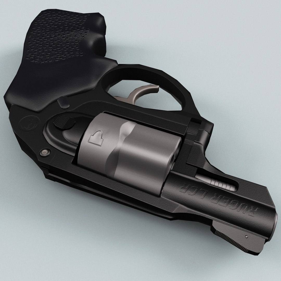 3d revolver ruger lcr model