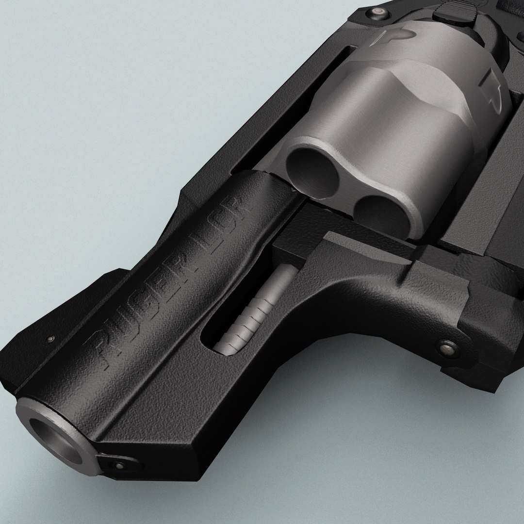 3d revolver ruger lcr model