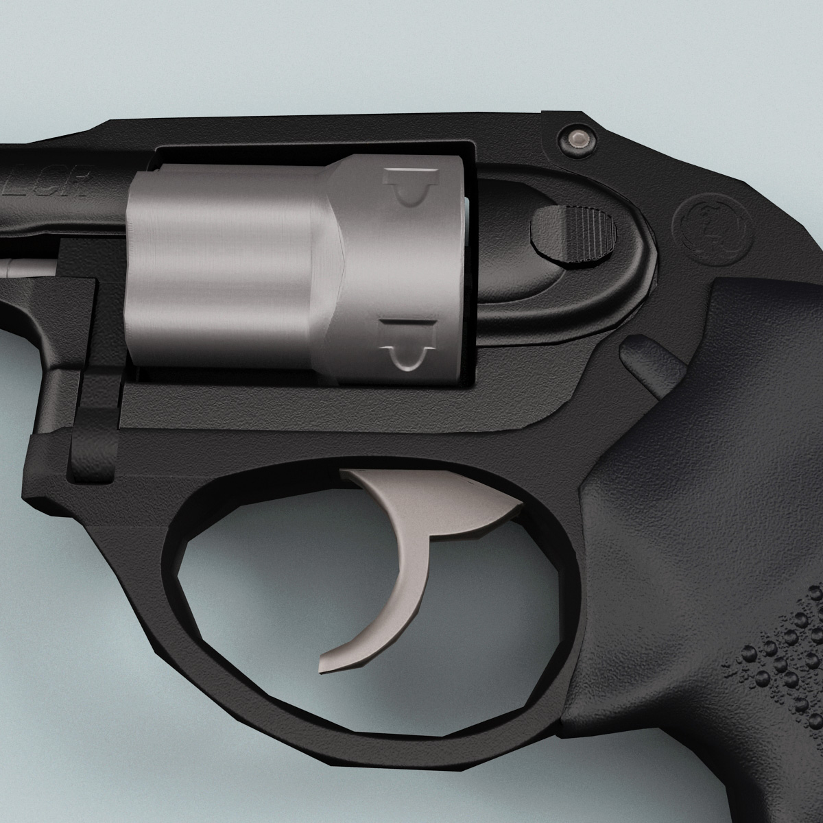 3d revolver ruger lcr model