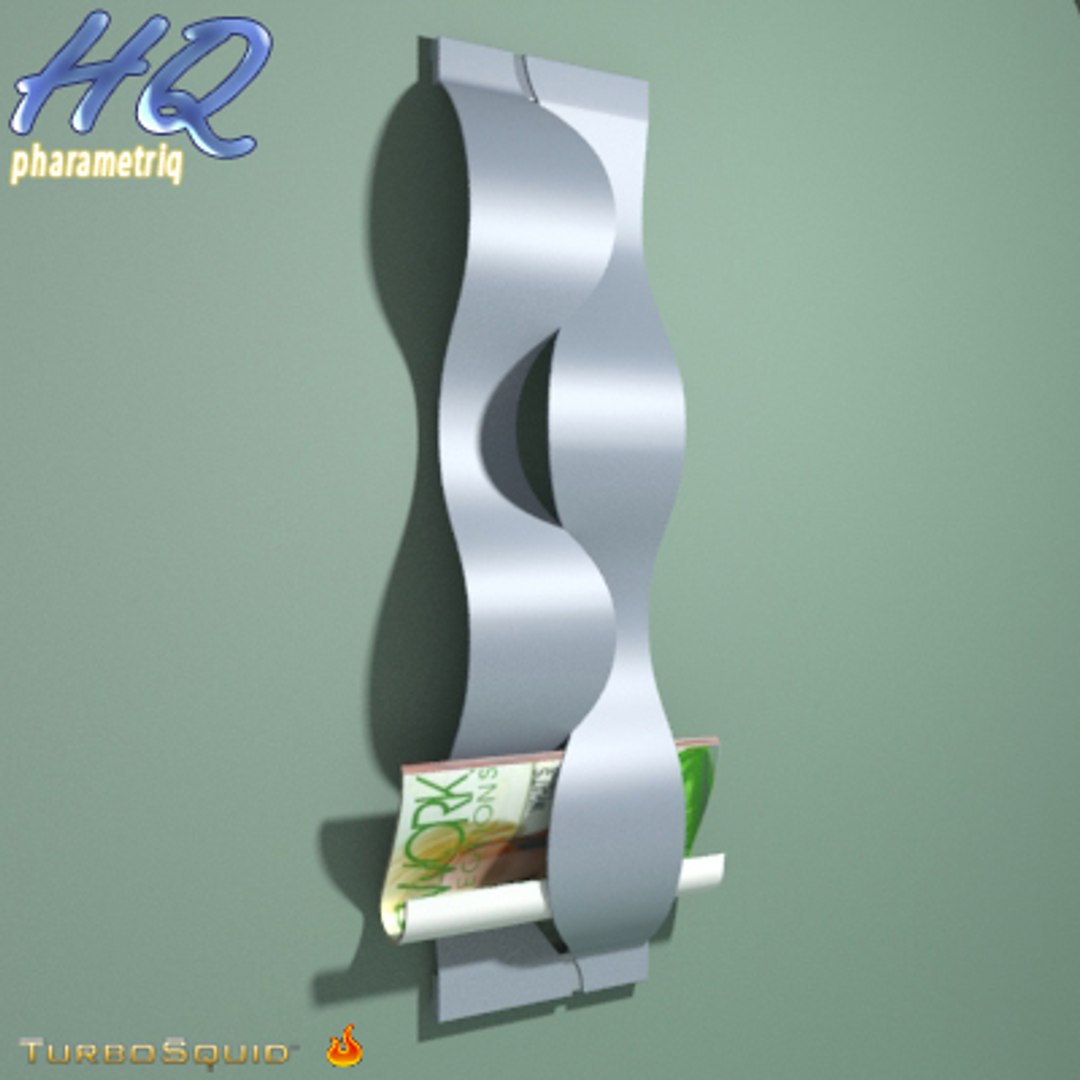 3d model magazine rack 00