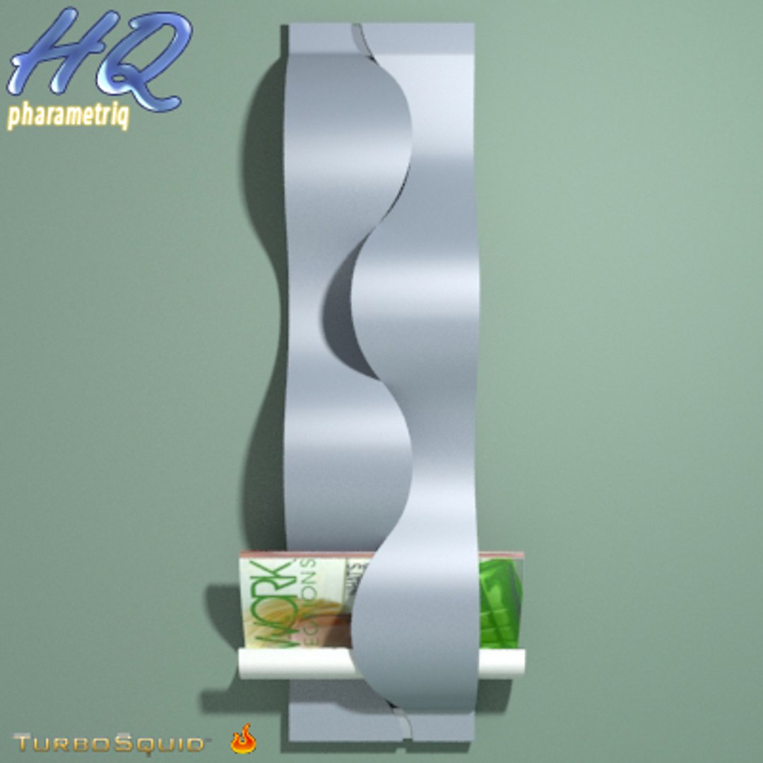 3d model magazine rack 00
