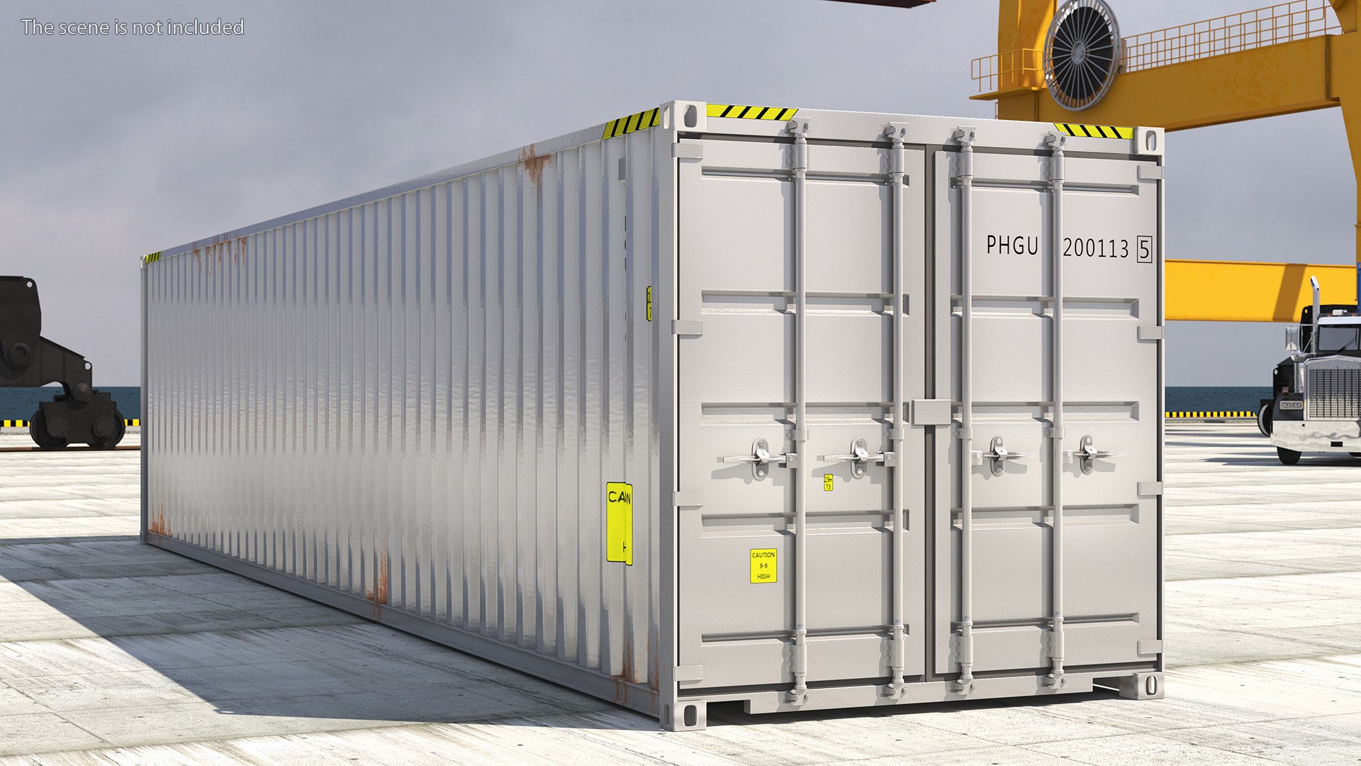 40FT Opening Shipping Container 3D Model - TurboSquid 2197333