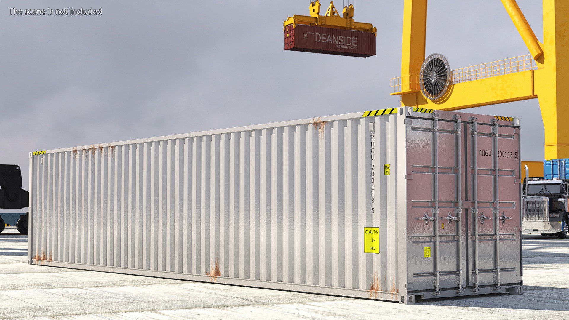 40FT Opening Shipping Container 3D Model - TurboSquid 2197333