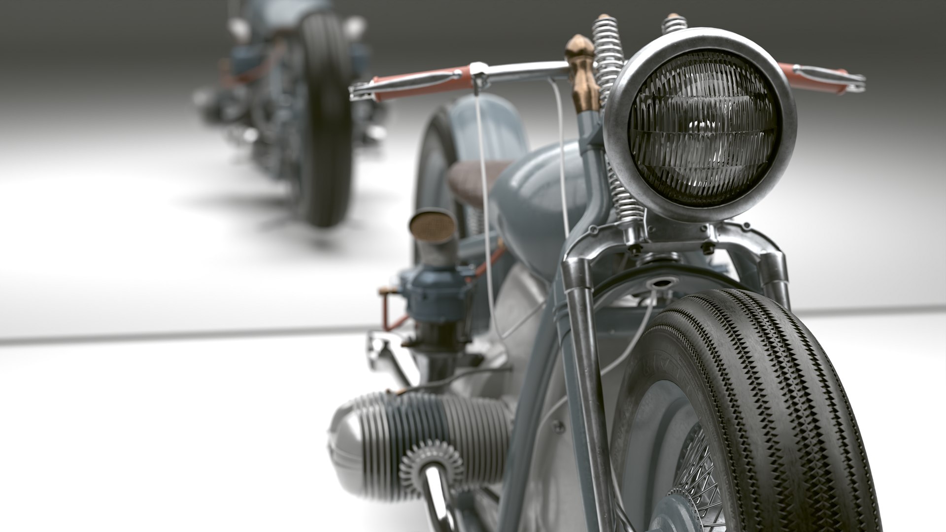 Custom Motorcycle 3D Model - TurboSquid 1992036