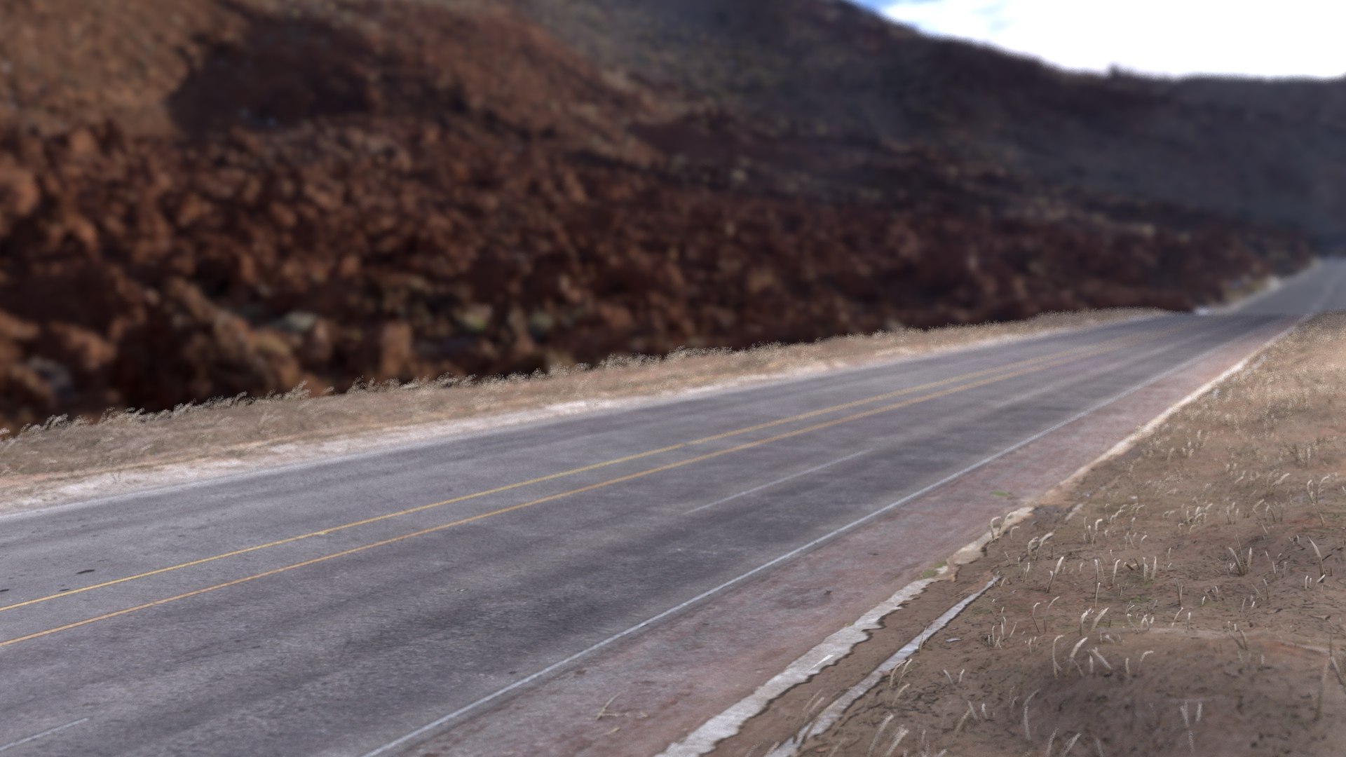 Seamless Realistic Roads Pbr 3D Model - TurboSquid 1386345