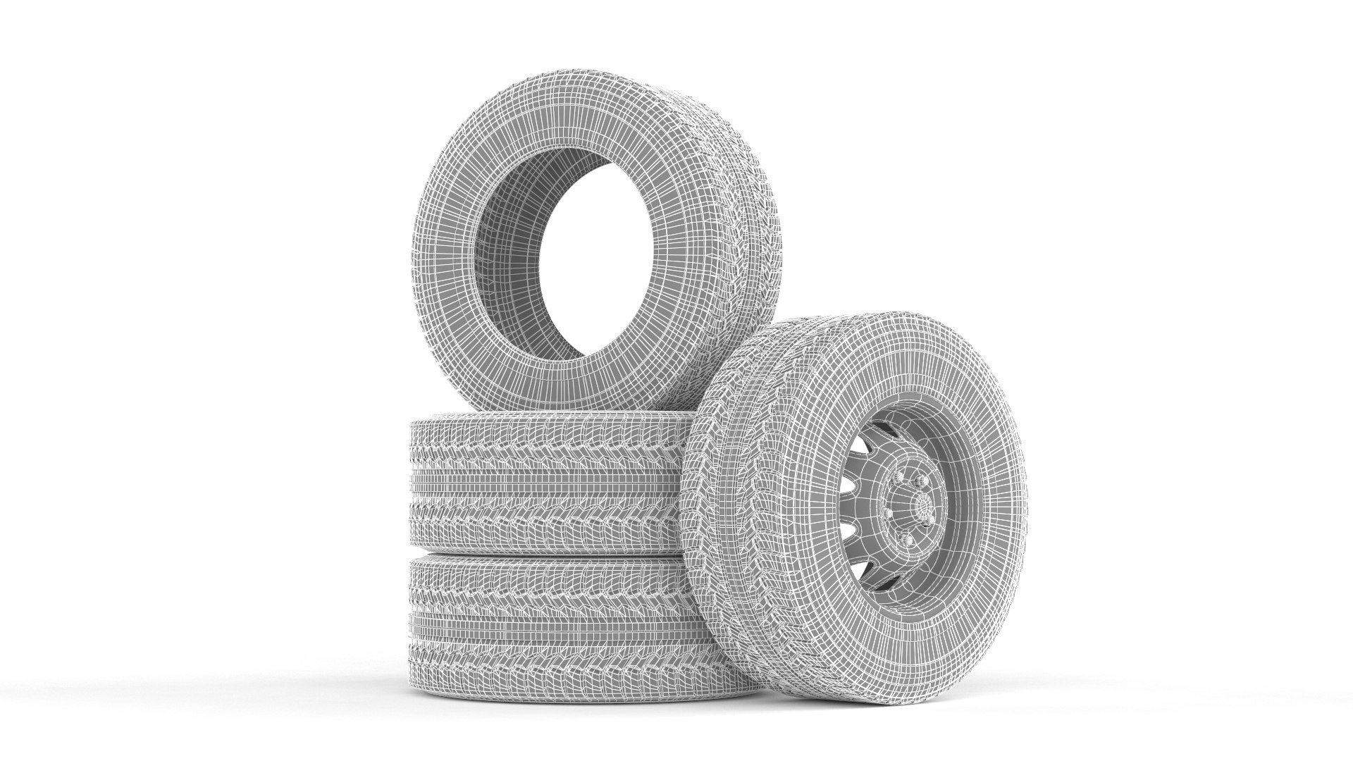 3D car wheel model - TurboSquid 1703065