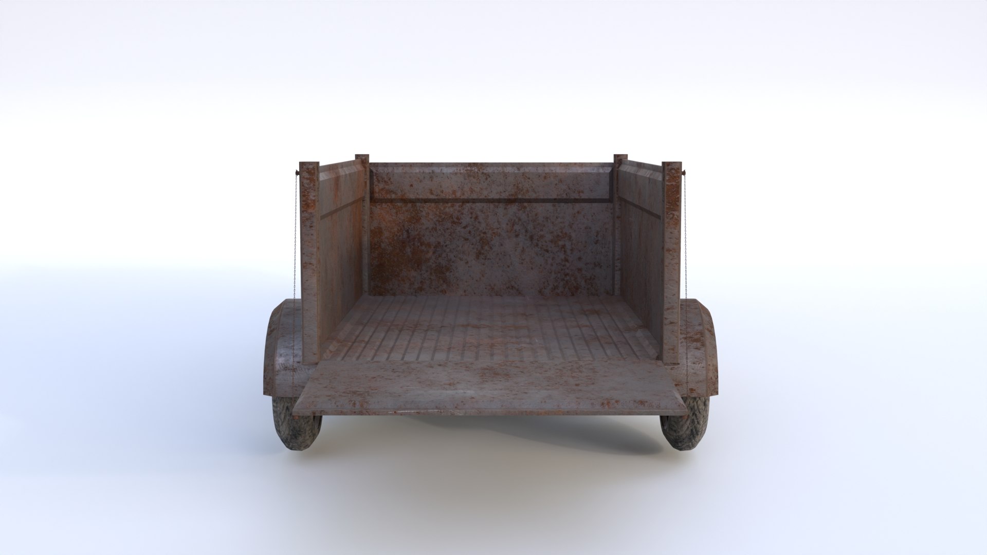 Rusty Trailer 3D - TurboSquid 2092826