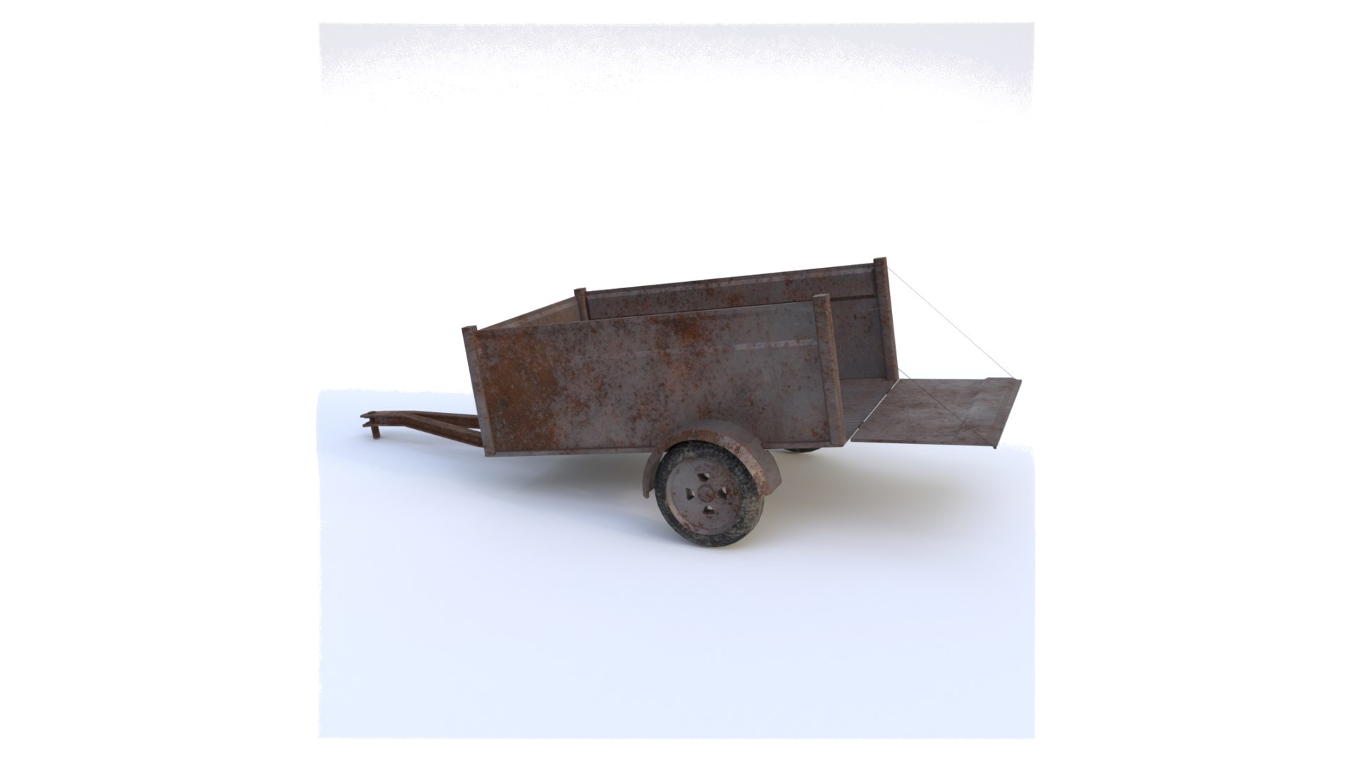 Rusty Trailer 3D - TurboSquid 2092826