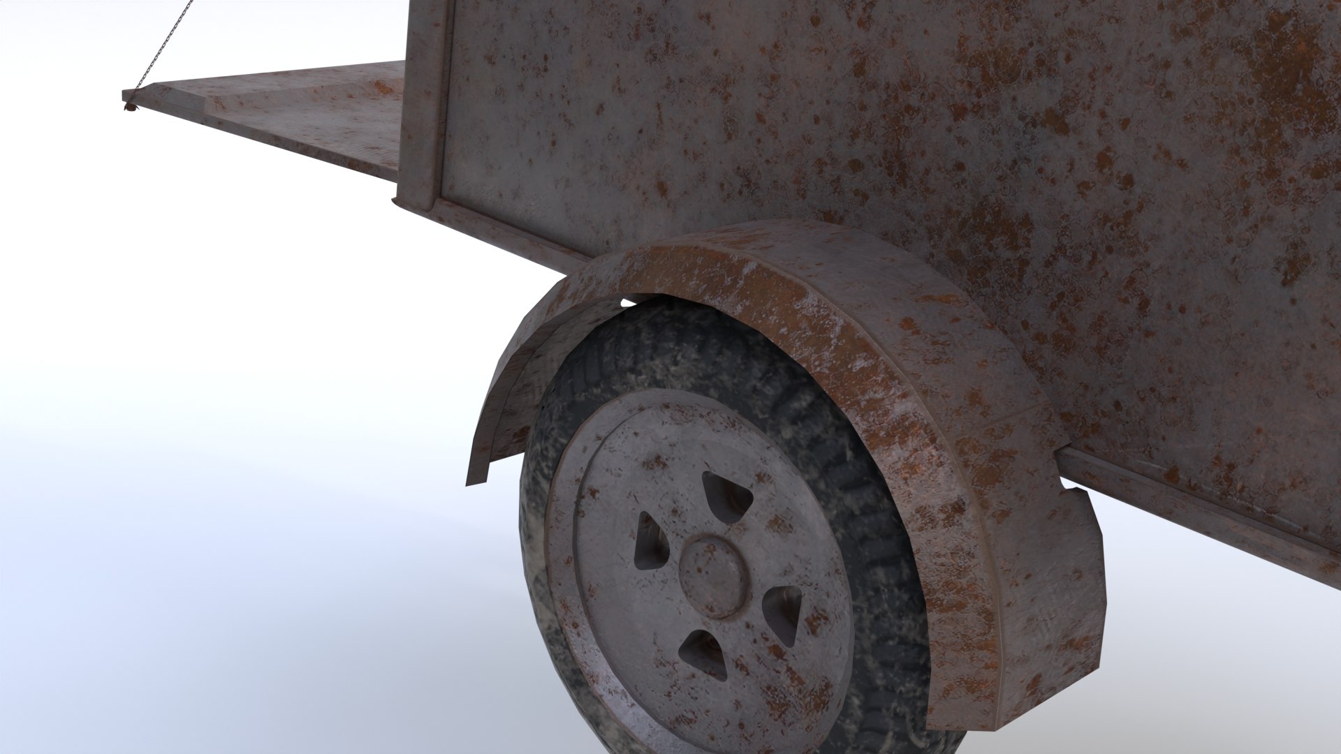 Rusty Trailer 3D - TurboSquid 2092826