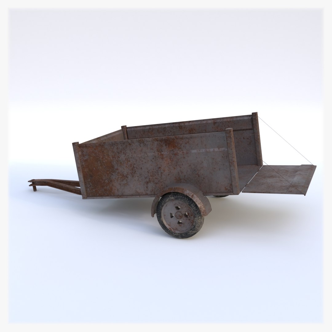 Rusty Trailer 3D - TurboSquid 2092826