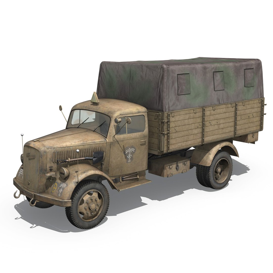 Sd - Opel Blitz 3D Model - TurboSquid 1208214
