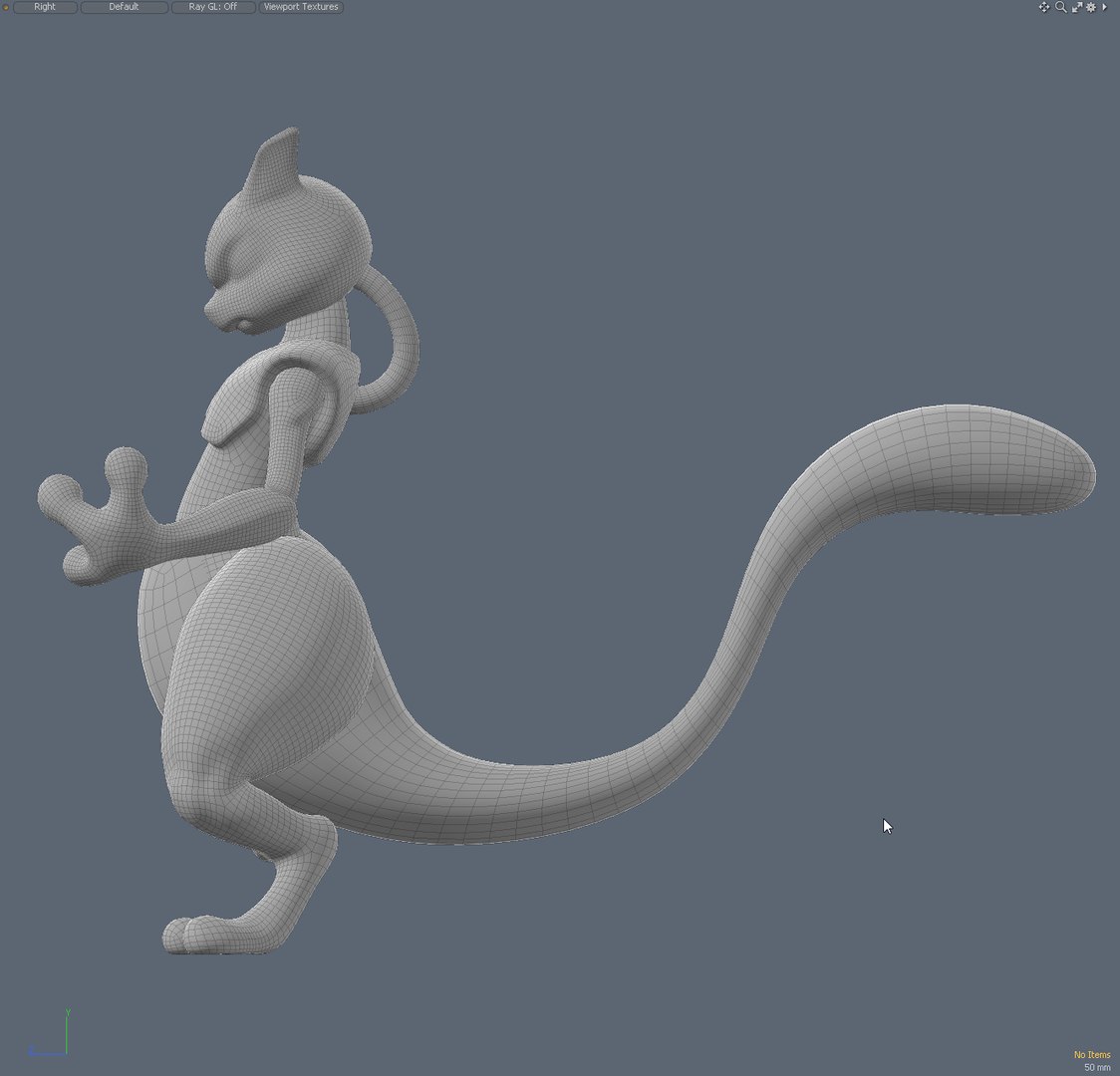 3D Model Mewtwo Pokemon - TurboSquid 1249089