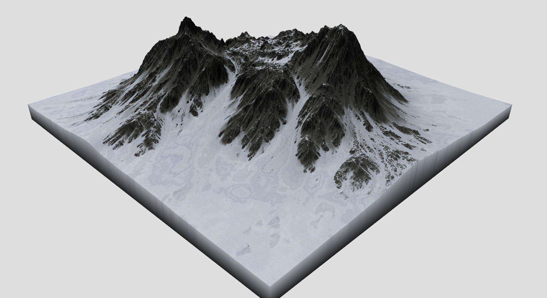 3D terrain maps model - TurboSquid 1627686