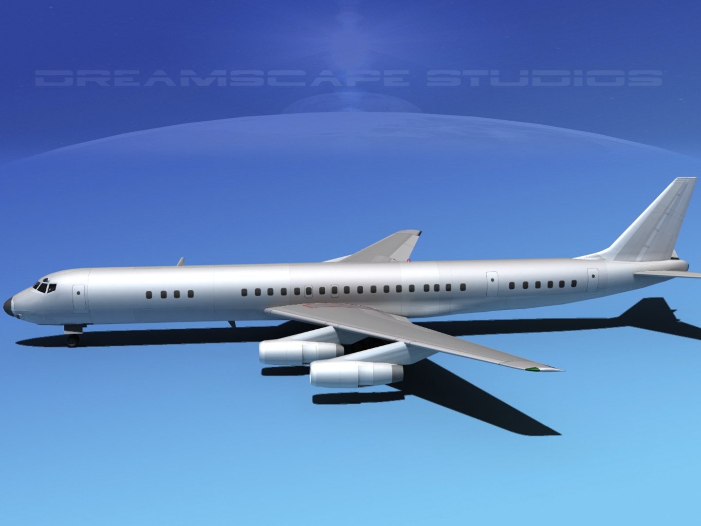 douglas dc-8 3d model