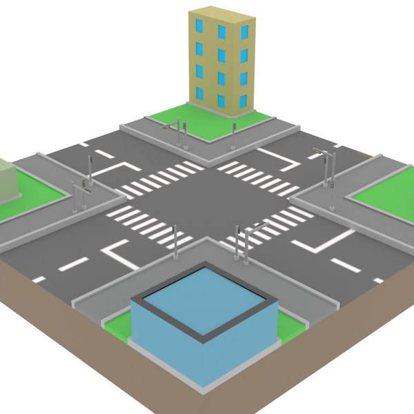 3D Crossroads - TurboSquid 2040884