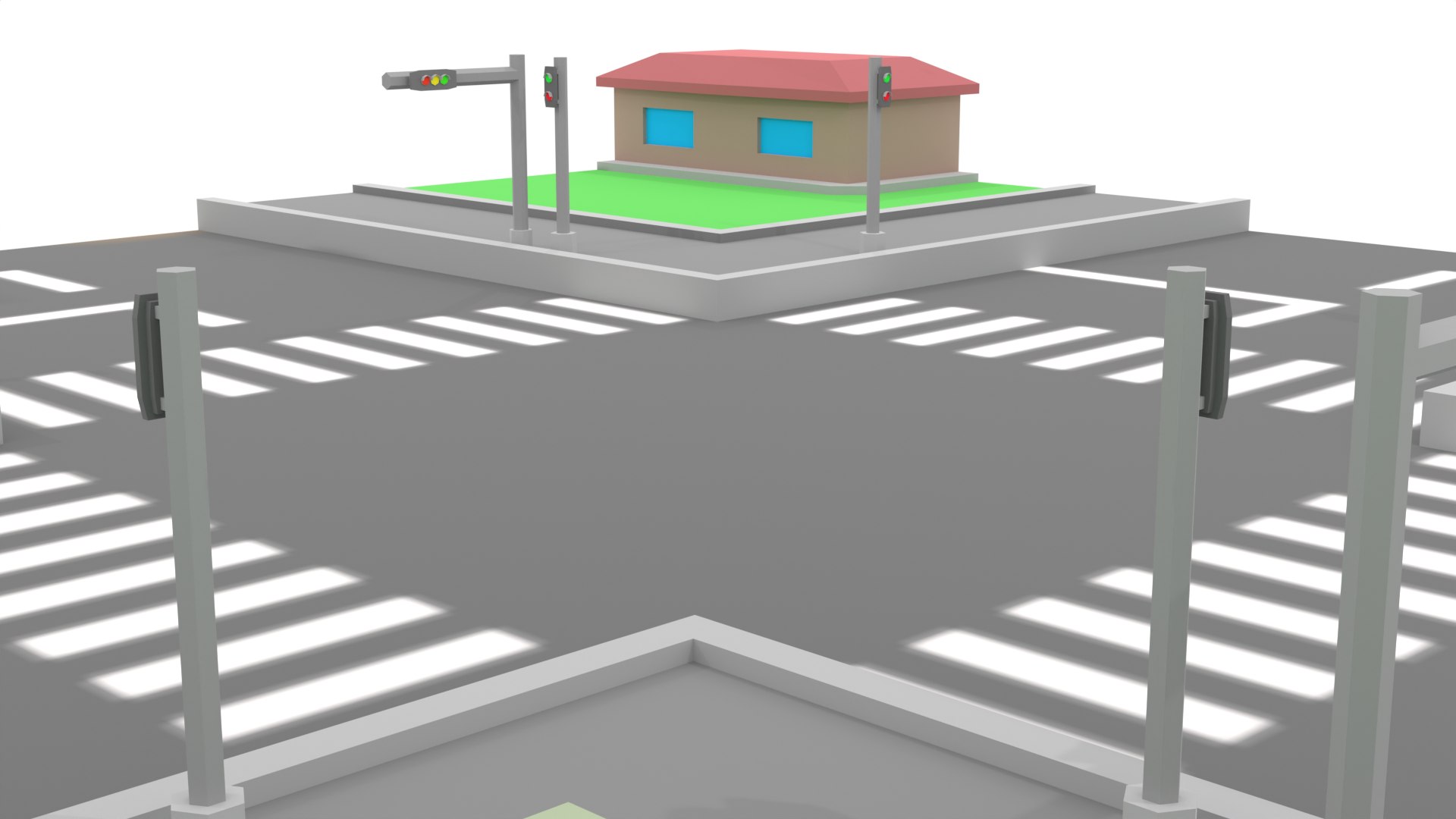 3D Crossroads - TurboSquid 2040884