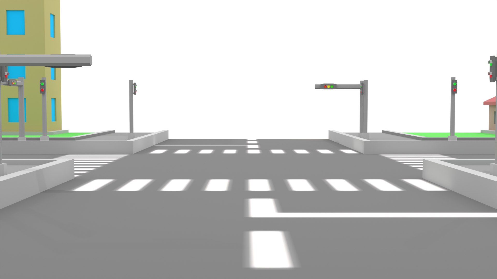 3D Crossroads - TurboSquid 2040884