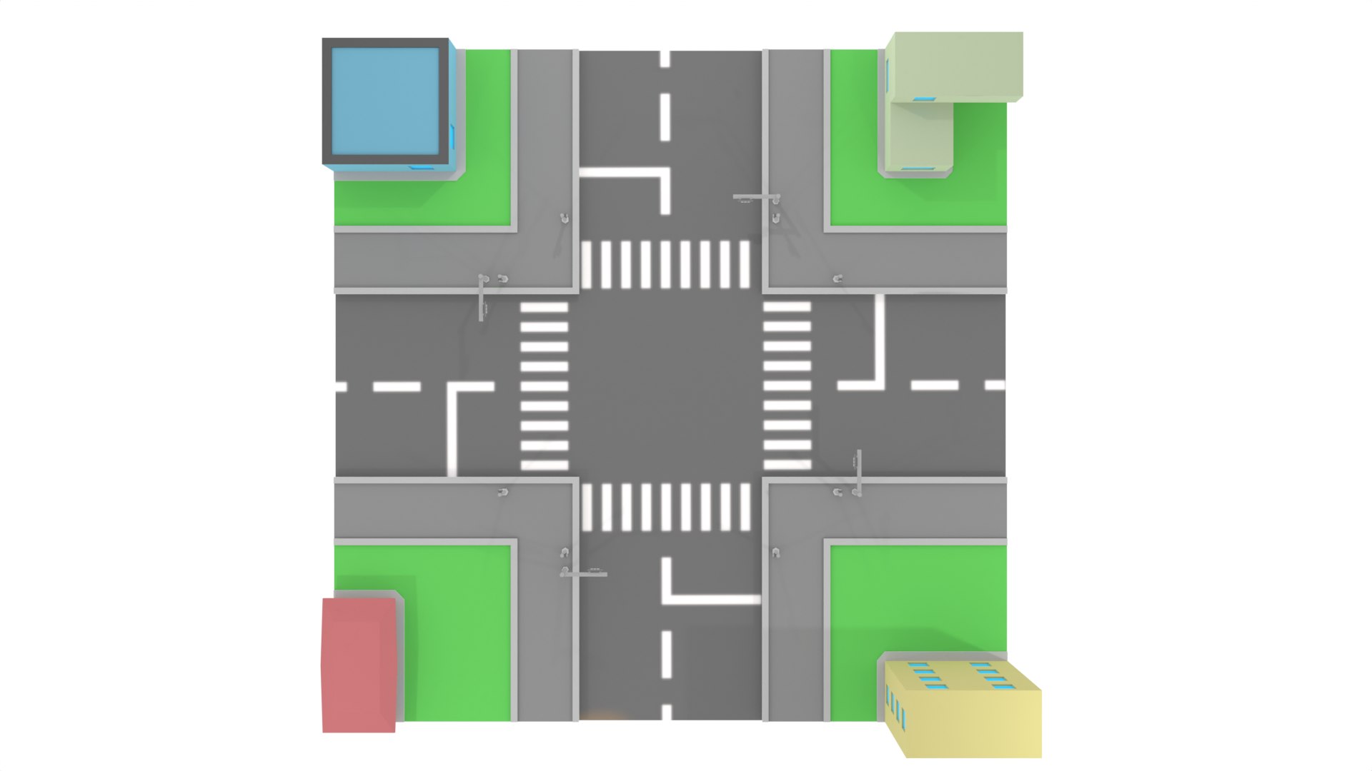 3D Crossroads - TurboSquid 2040884