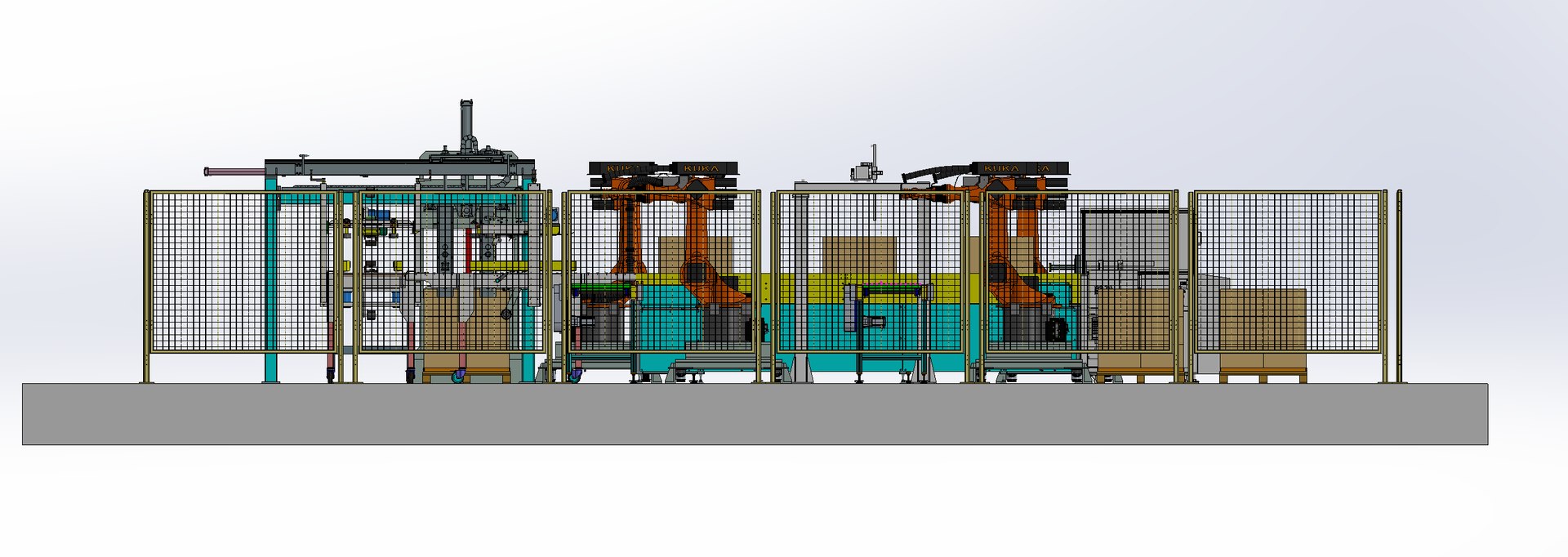 Carton Production Line 3D Model - TurboSquid 1975455