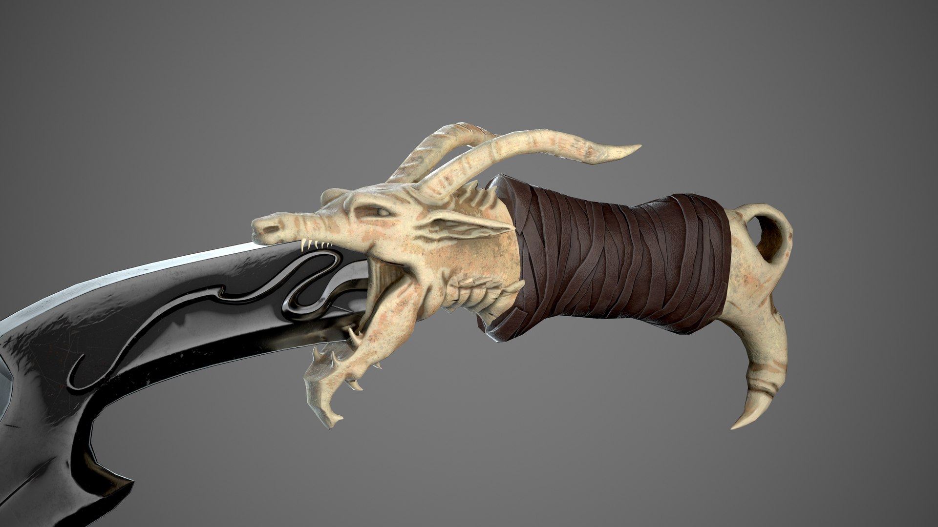 3D Dragon Sword Low-poly Model - TurboSquid 1744391