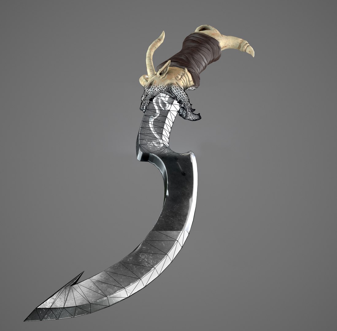 3D Dragon Sword Low-poly Model - TurboSquid 1744391