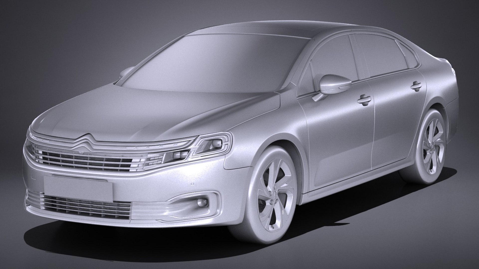 citroen c6 2017 3d max