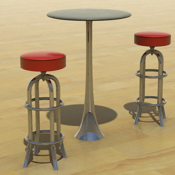 Free 3D Bar-Table Models | TurboSquid