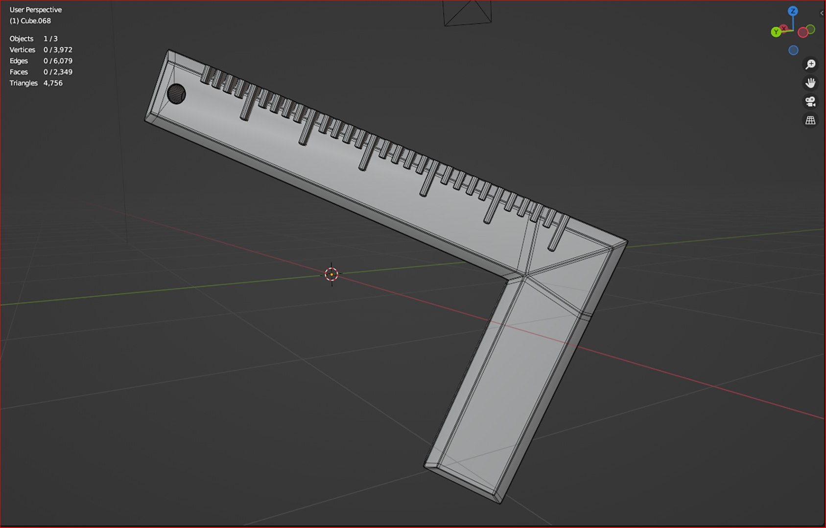 3d Corner Ruler Icon 3D Model - TurboSquid 2045314