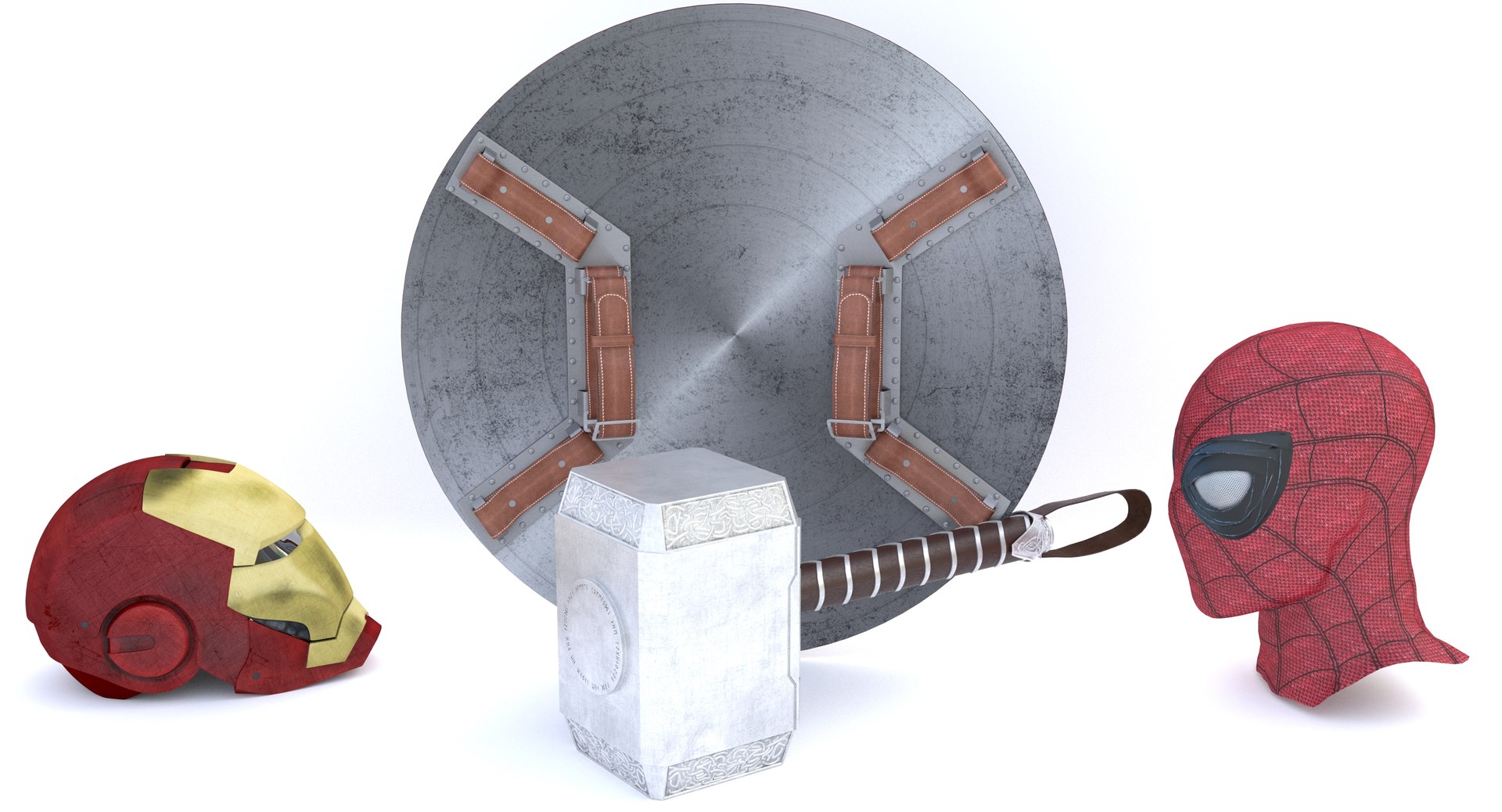 3D marvel avenger iron - TurboSquid 1293405