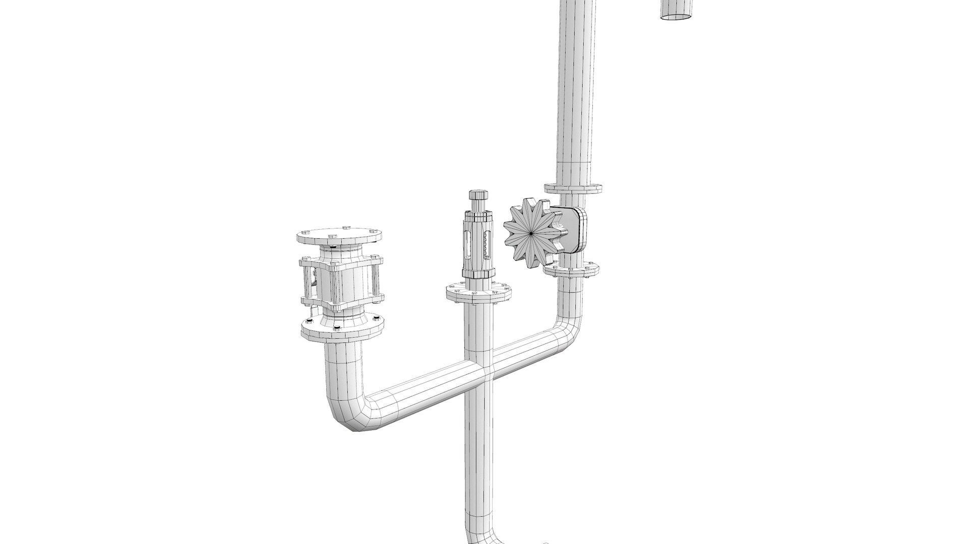 Gas Pipe 3D model - TurboSquid 2172848