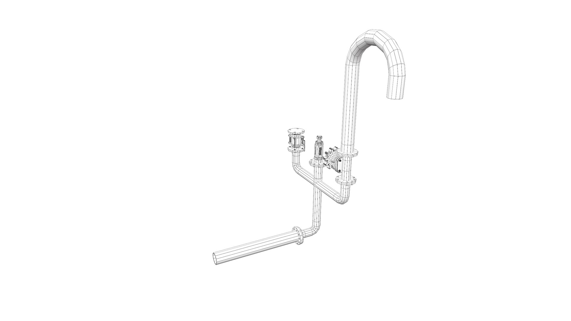 Gas Pipe 3D model - TurboSquid 2172848