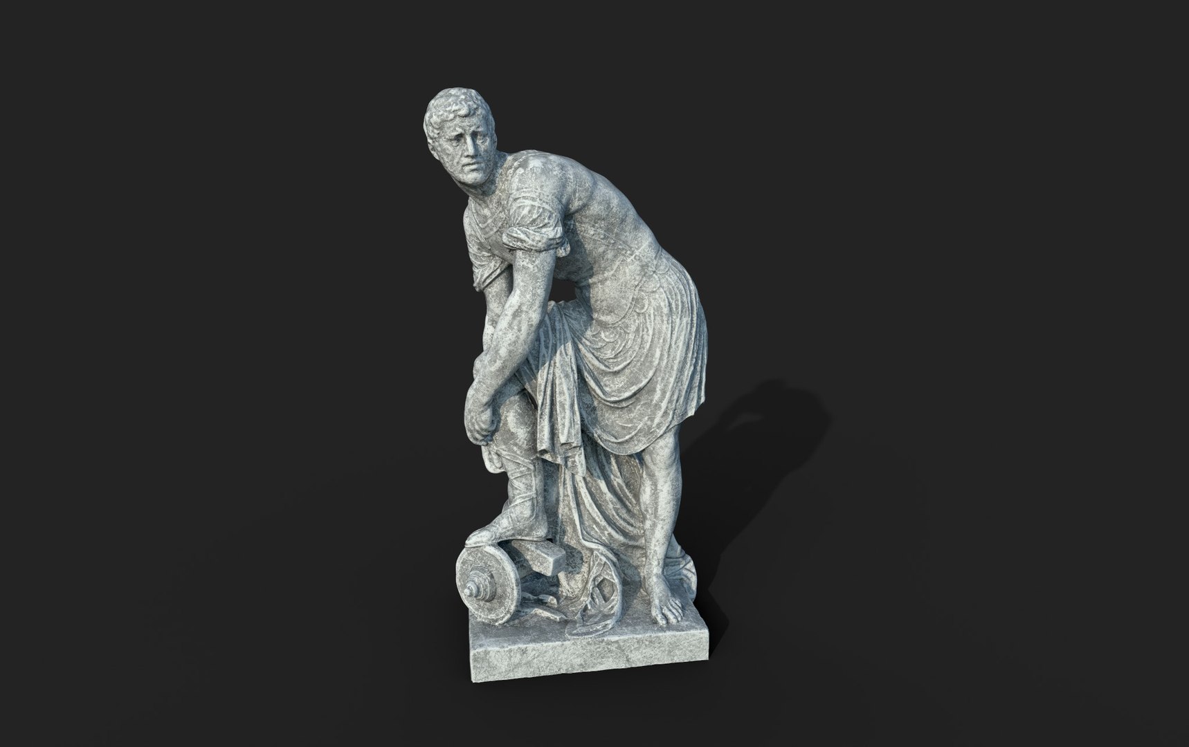 Lucius Statue 3D Model - TurboSquid 1546117