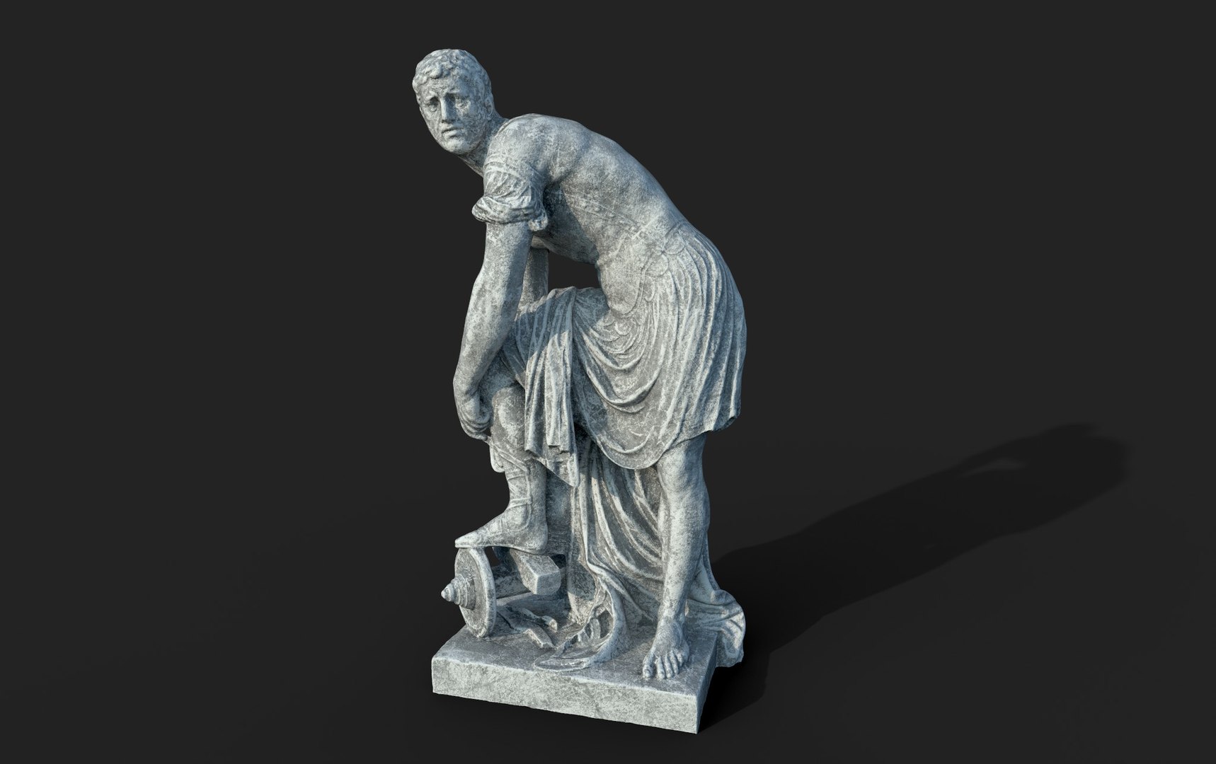 Lucius Statue 3D Model - TurboSquid 1546117