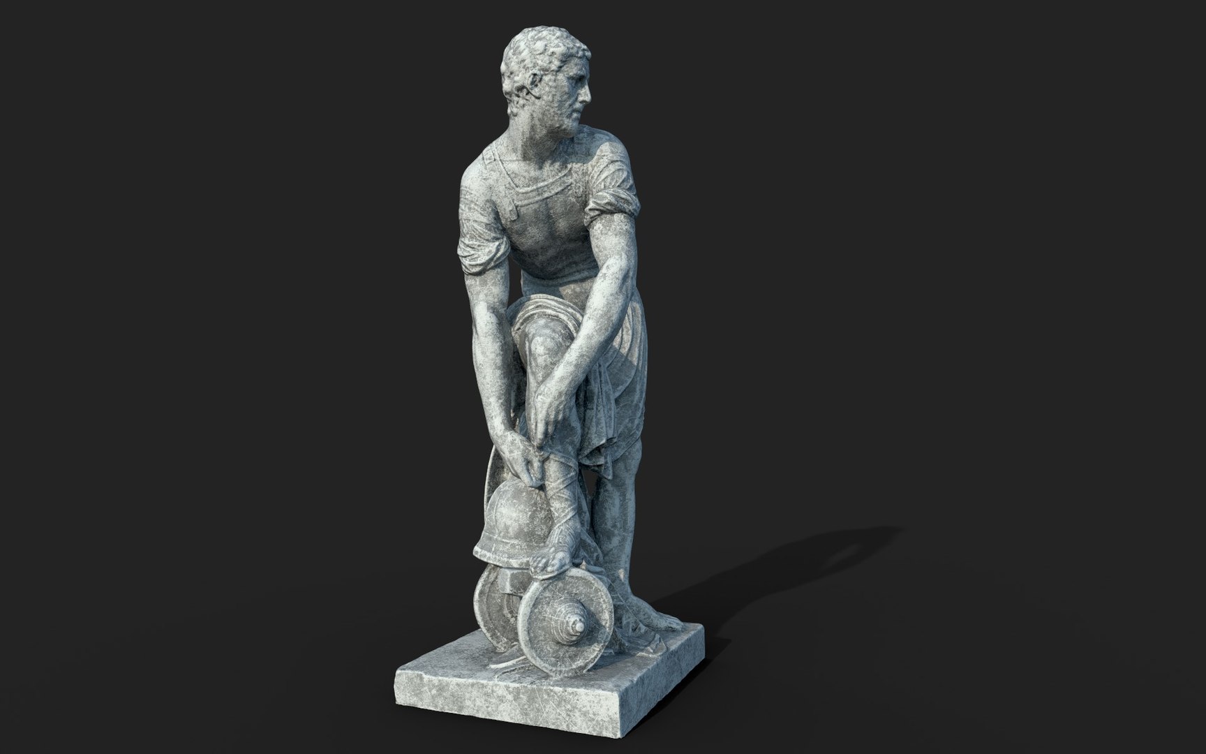 Lucius Statue 3D Model - TurboSquid 1546117