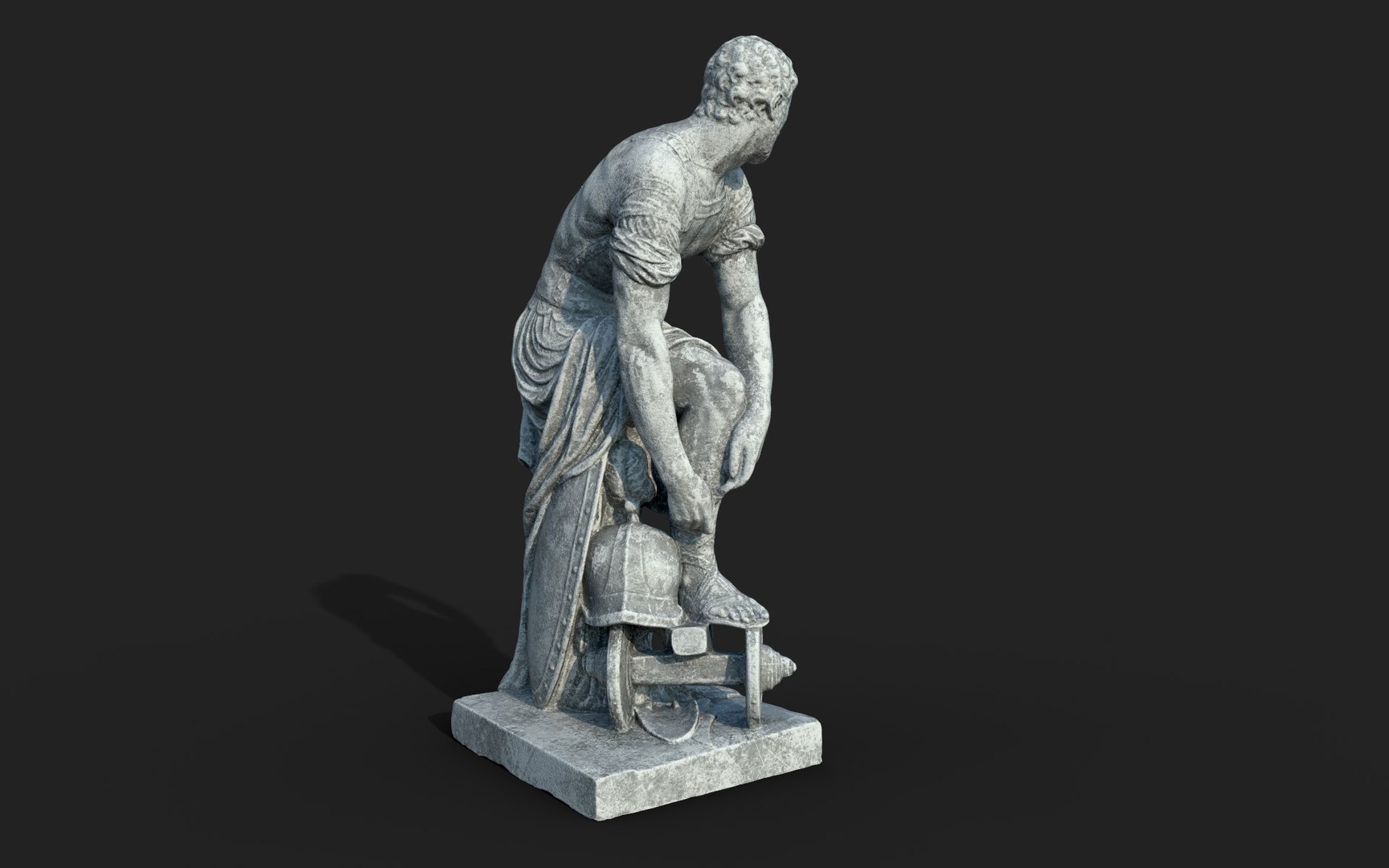 Lucius Statue 3D Model - TurboSquid 1546117