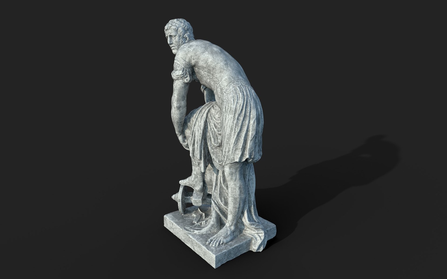 Lucius Statue 3D Model - TurboSquid 1546117