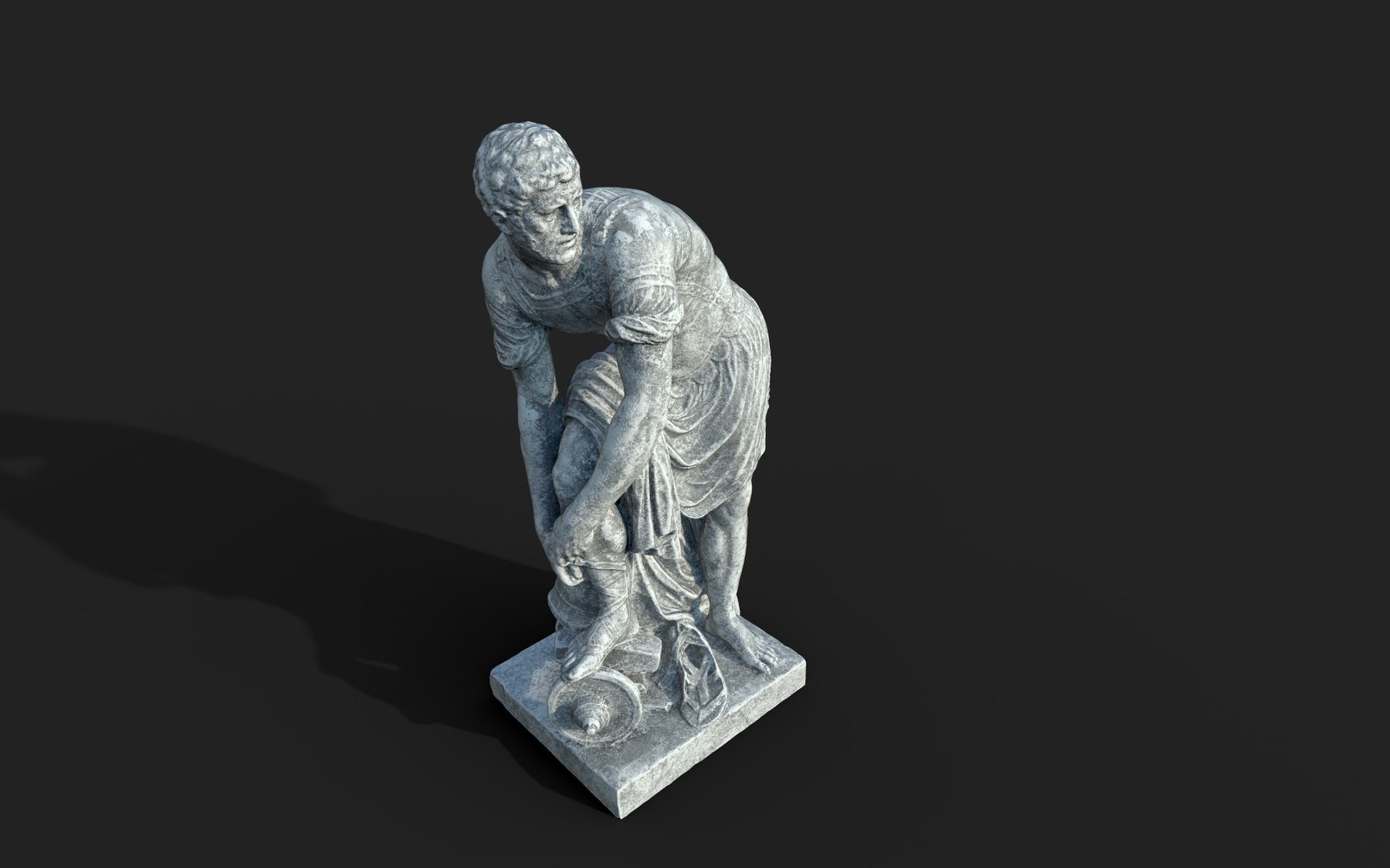 Lucius Statue 3D Model - TurboSquid 1546117
