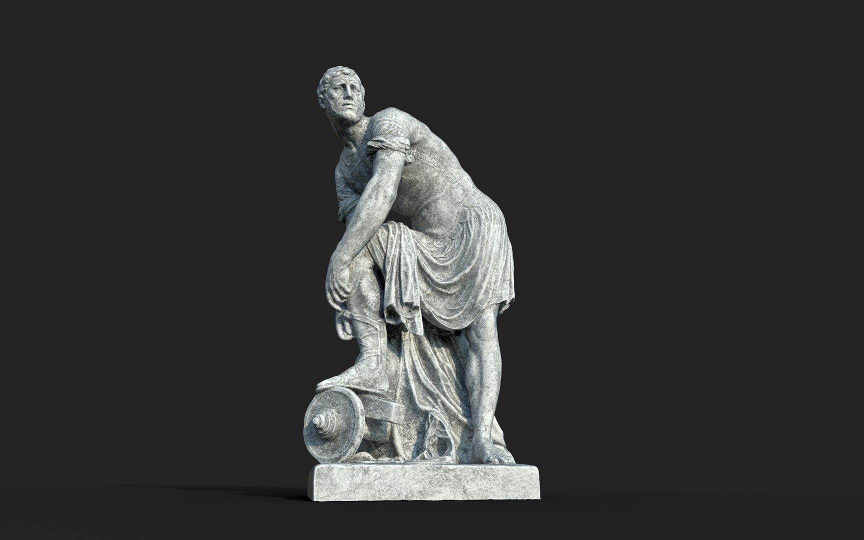 Lucius Statue 3D Model - TurboSquid 1546117