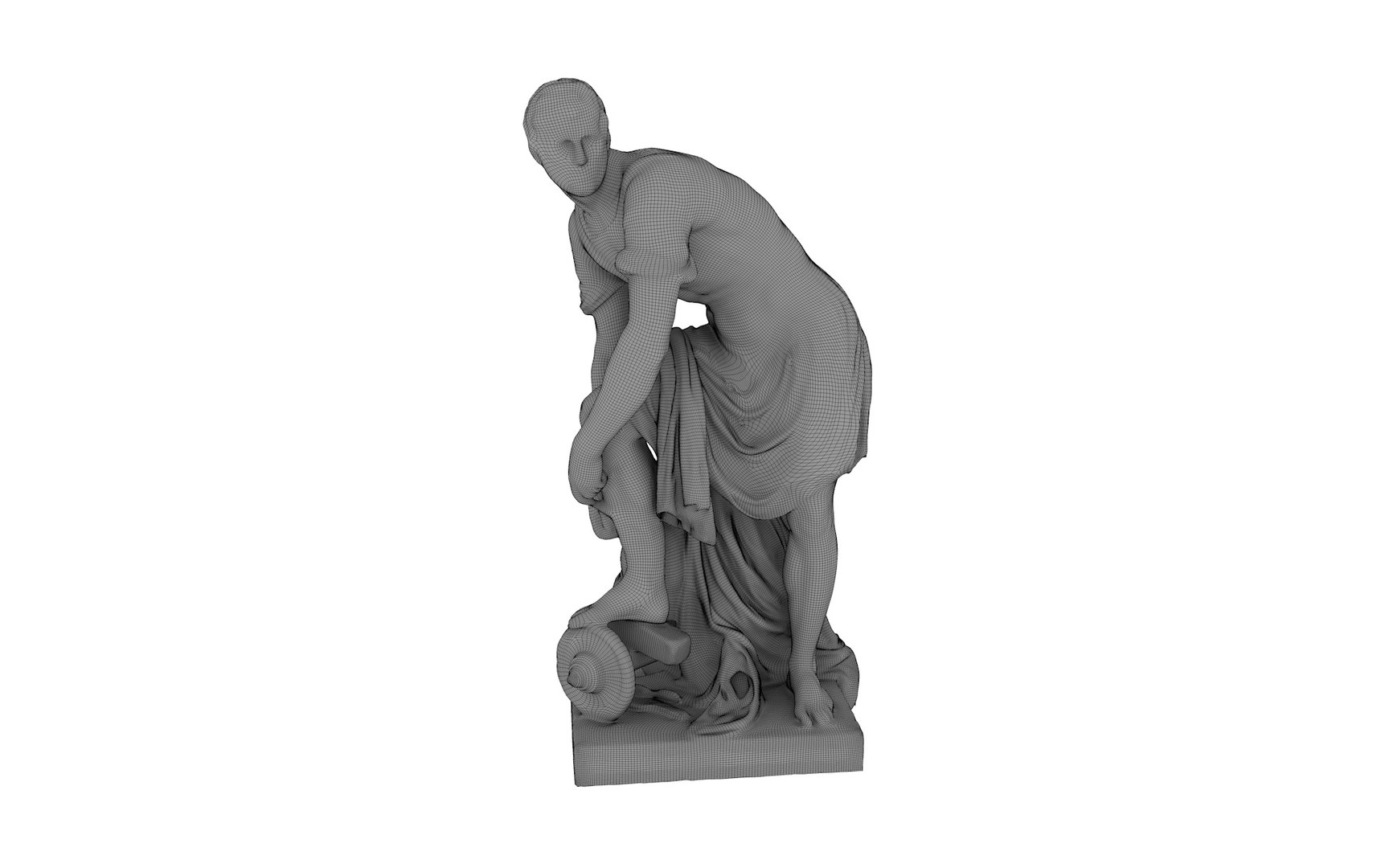 Lucius Statue 3D Model - TurboSquid 1546117