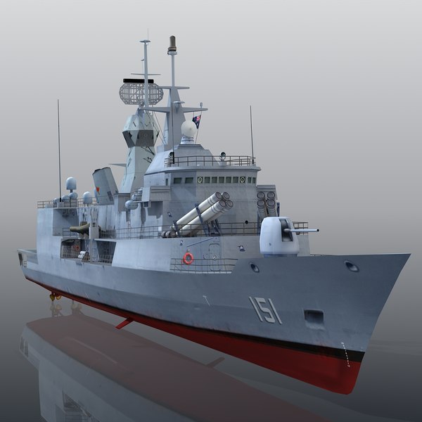Anzac 클래스 프리깃 HMAS Arunta FFH 151 (2) 3D 모델 - TurboSquid 1029706